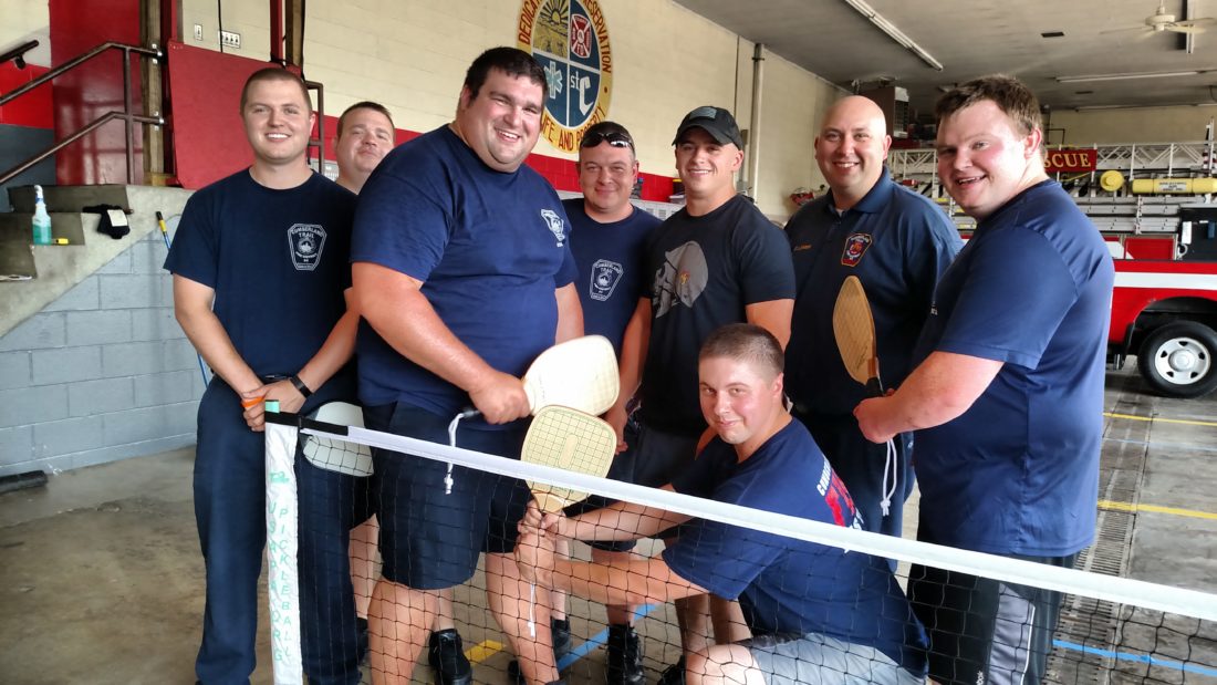 Firefighters Try Pickleball for Fitness | News, Sports, Jobs - The ...